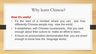 Beconhouse Chinese Language Orientation presentation | PPTX