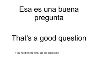 IELTS speaking phrases English Spanish | ODP