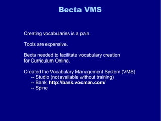Becta Vms | PPT