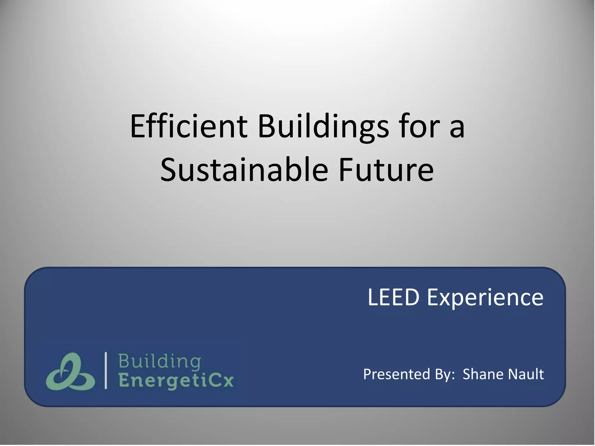 BECx LEED Experience | PDF