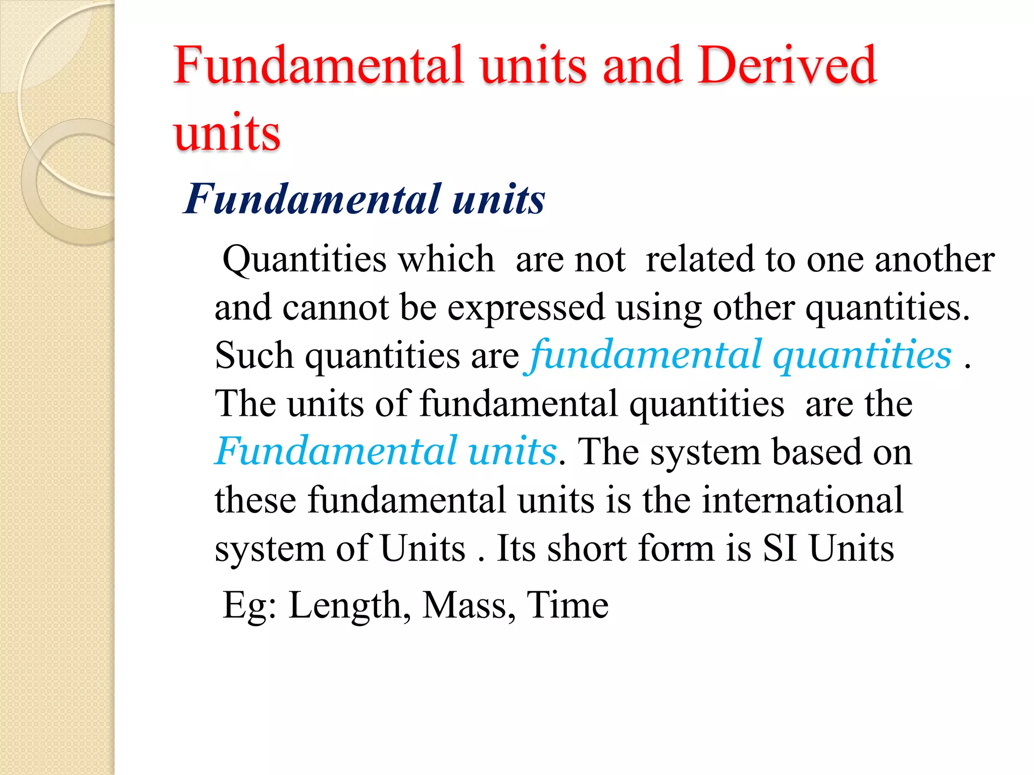 measurements and units | PDF