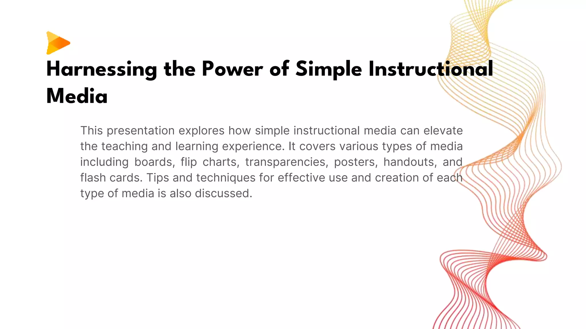 Understanding Simple Instructional Media | PPT