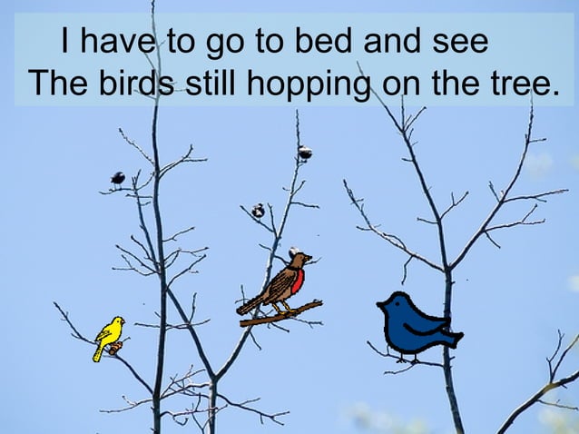 Bed In Summer Poem | PPT