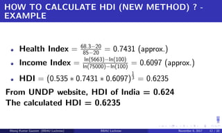 HUMAN DEVELOPMENT INDEX | PDF