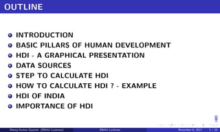 HUMAN DEVELOPMENT INDEX | PDF