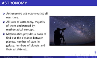 Correlation of Mathematics with other subject | PDF