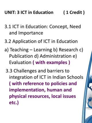 BED105 ICT Scope | PPTX