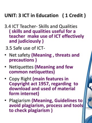 BED105 ICT Scope | PPTX