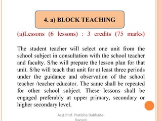 B. Ed. 207 (2015 revised pattern) Internship programme - Orientation ...