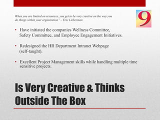 Why You Should Hire Eric Lieberman - Presentation | PPTX | Human ...