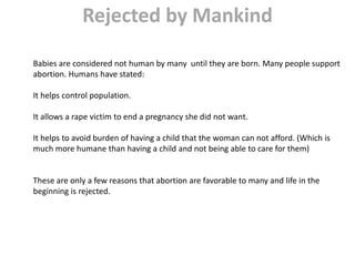 Standing for Life | PPTX