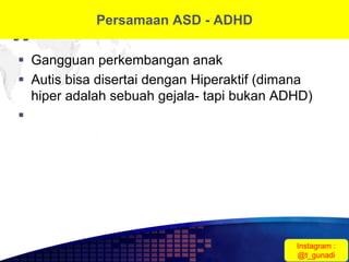Beda antara adhd dan autis | PDF