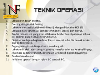 Bedah minor ; eksisi clavus | PPTX