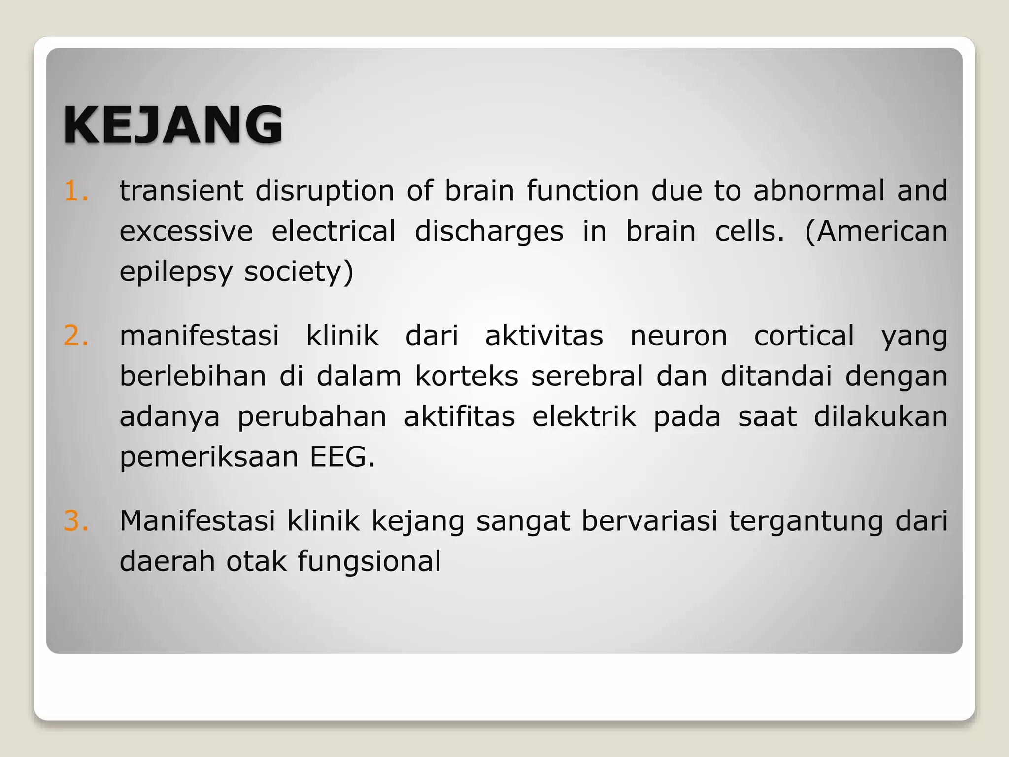 Bedah Saraf Kejang Epilepsi Pptx