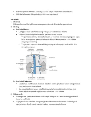 Rangkuman Materi Urologi | DOCX