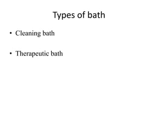 Bed bath, Fundamentals of Nursing | PPTX