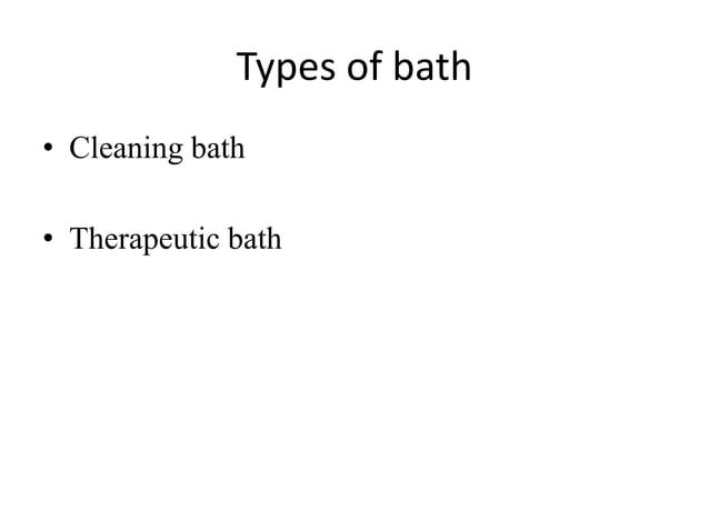 Bed bath, Fundamentals of Nursing | PPTX | Bath and Shower | Personal Care