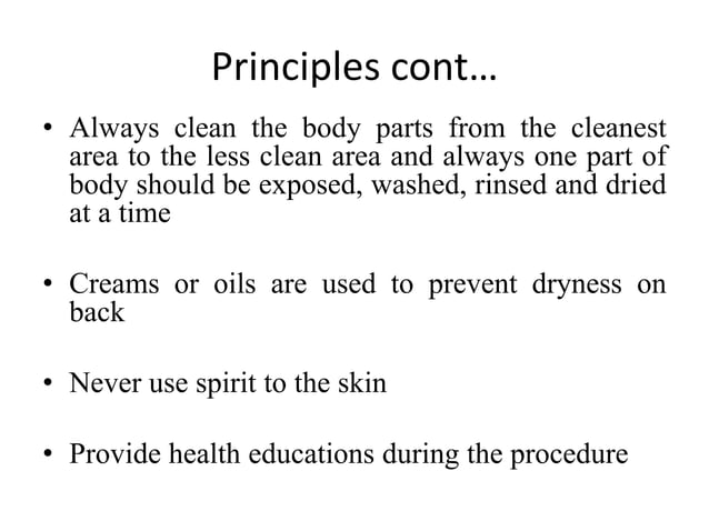 Bed bath, Fundamentals of Nursing | PPTX | Bath and Shower | Personal Care