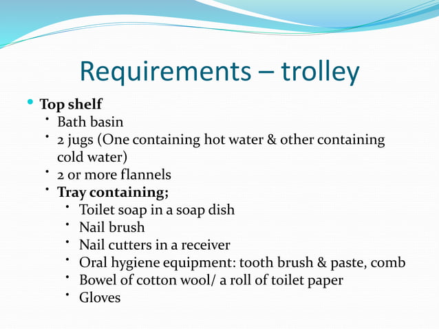 Bed bath notes.pptx | Bath and Shower | Personal Care