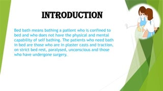 BED BATH. Patient Centered Care. Nursing Procedure | PPTX