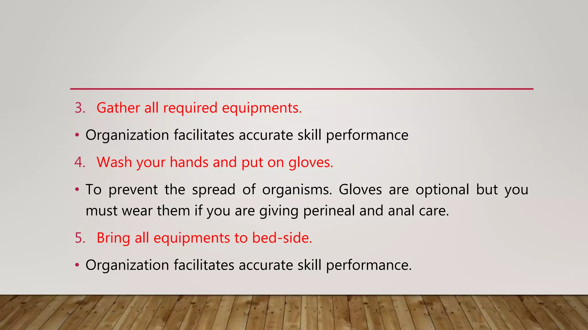 Bed bath procedure | PPTX