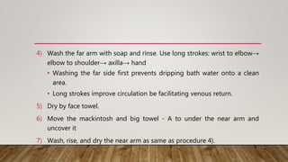 Bed bath procedure | PPTX