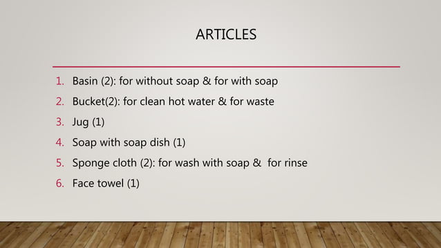 Bed bath procedure | PPTX | Bath and Shower | Personal Care