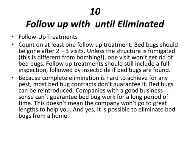 Bed bugs awareness | PPTX