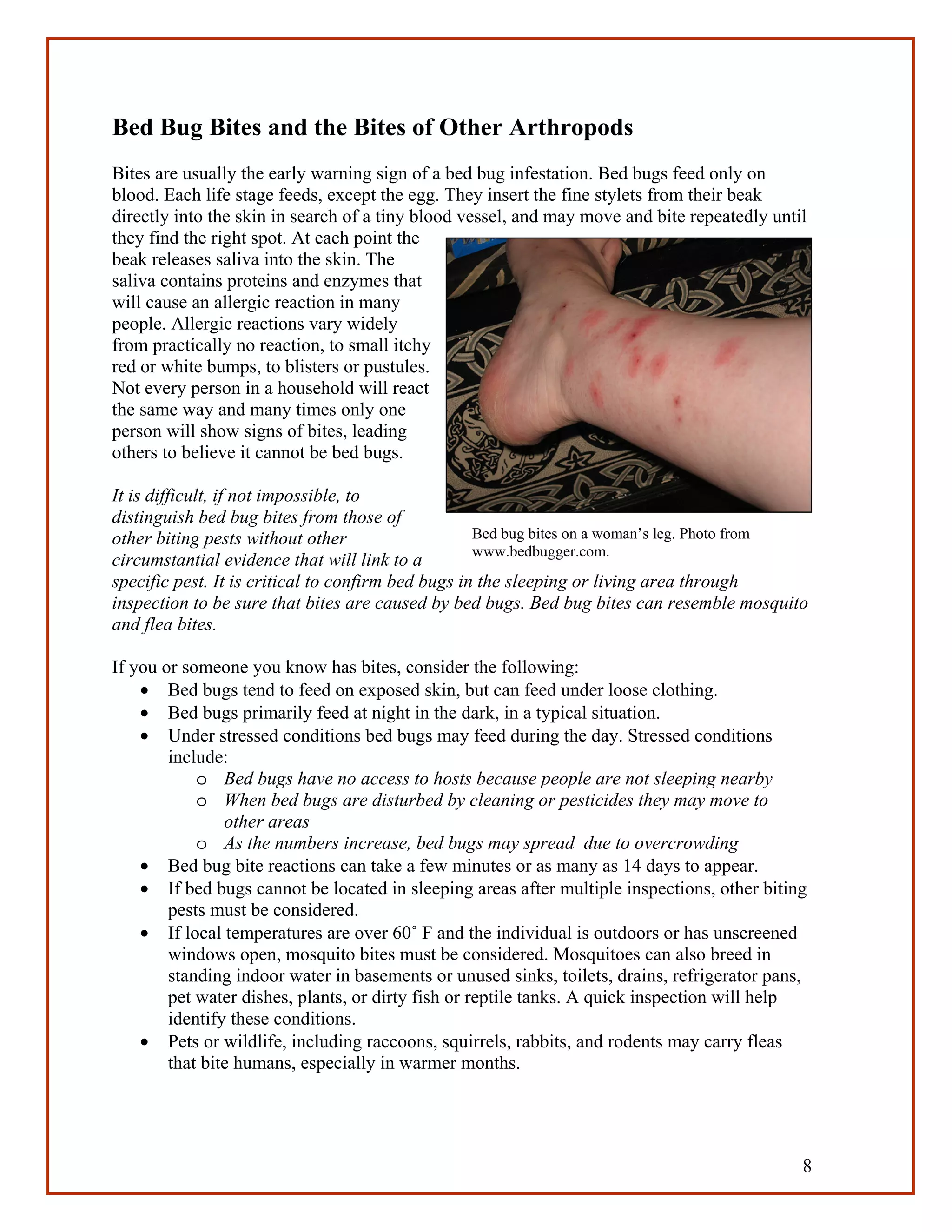 Bed bug guidelines for shelters and group living facilities | PDF | Agriculture | Industries