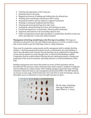 Bed bug guidelines for shelters and group living facilities | PDF | Agriculture | Industries