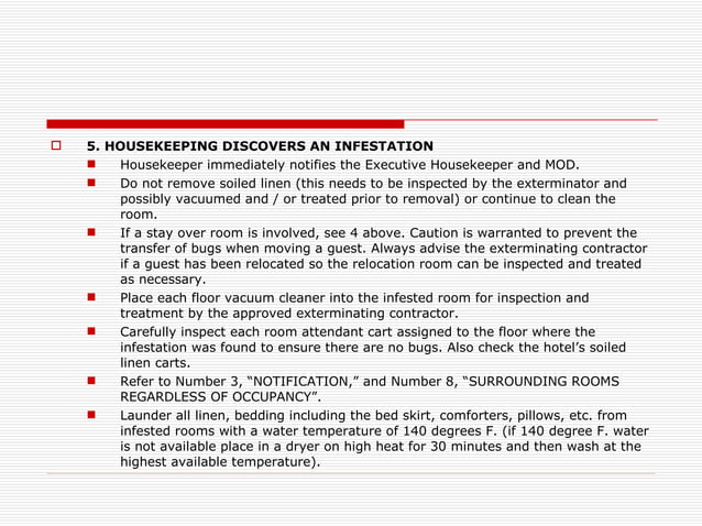 9 Bed Bugs & Lodging: Proactive & Reactive Engineering Controls ...