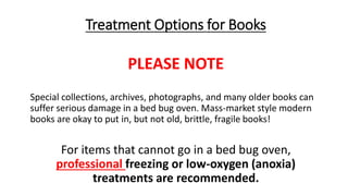 Bed Bugs: How to protect your library from infestation | PDF
