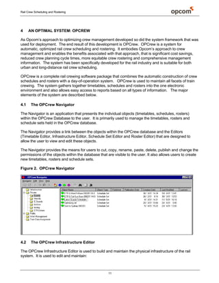 OPCrew - Rail Crew Scheduling Rostering and Management | PDF