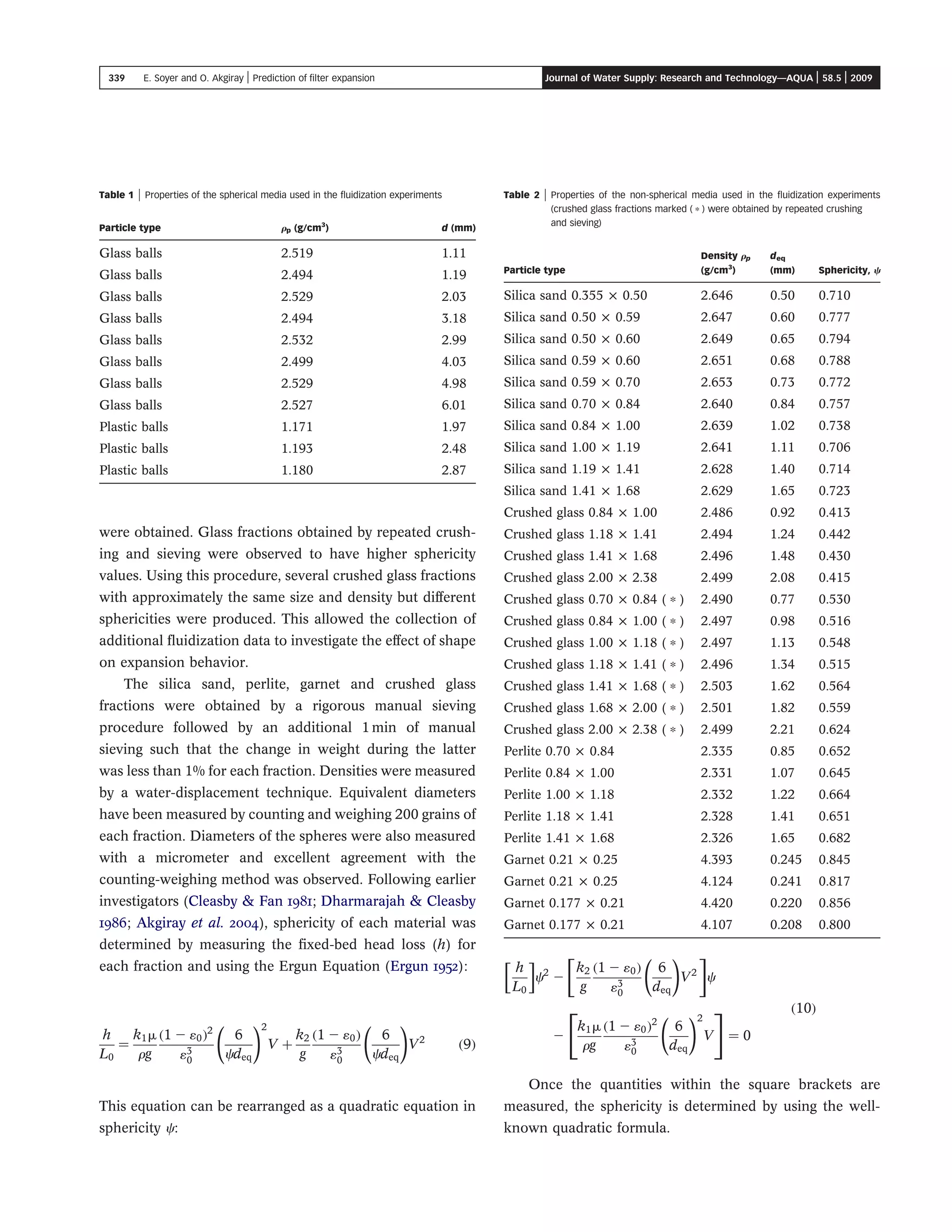 Bed expansion formula | PDF | Physics | Science