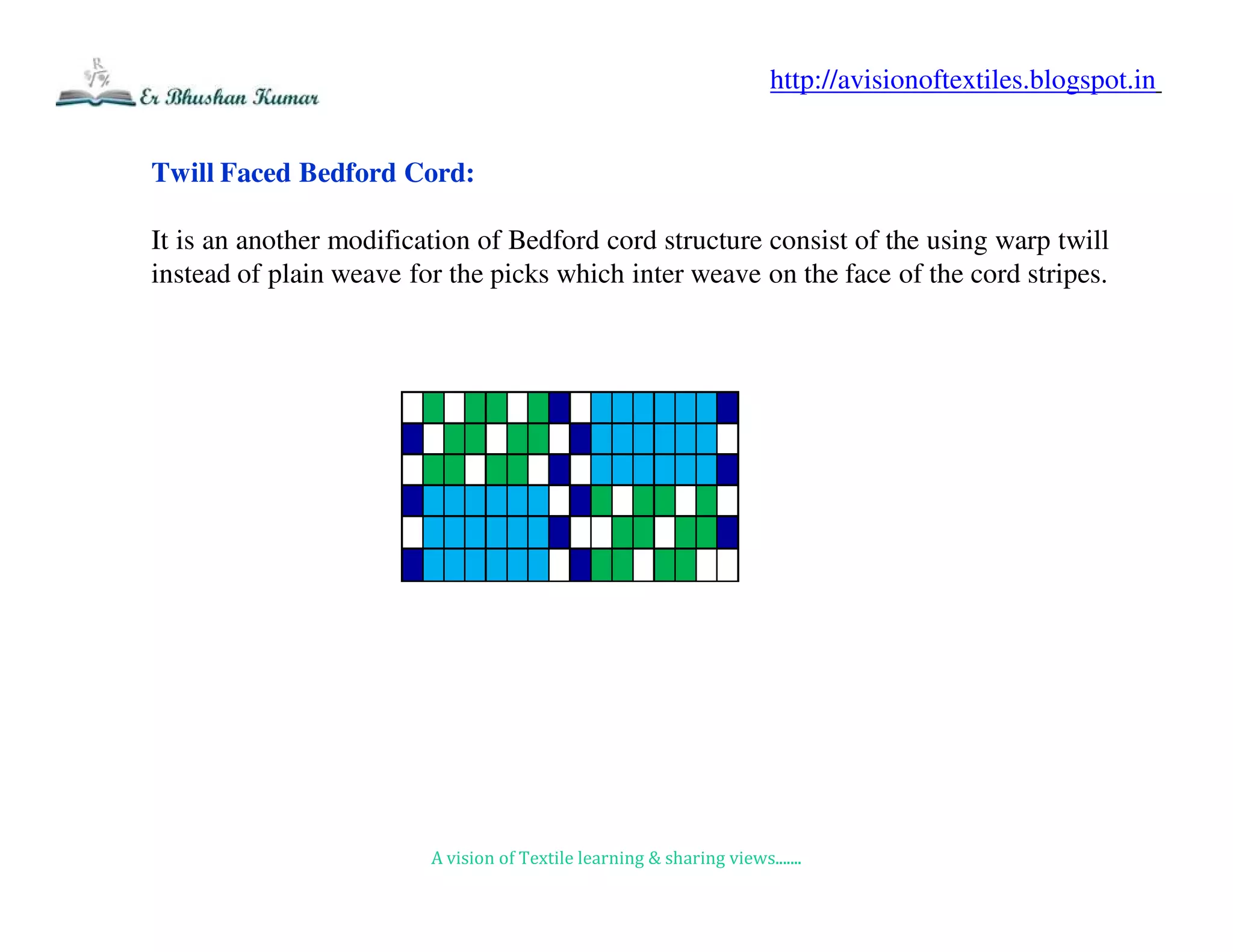 Bedford cord weave | PDF