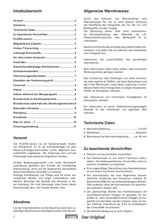 Bedienungsanleitung classic 01-2014