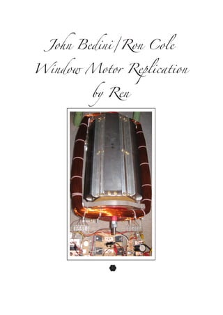 Bedini window motor tutorial | PDF