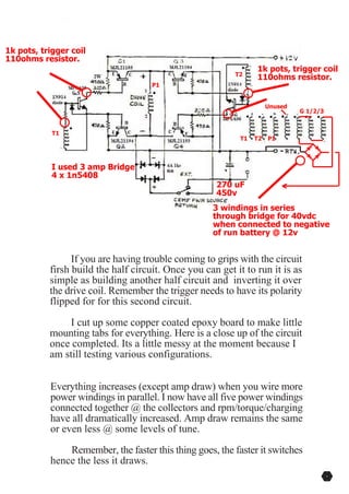 Bedini window motor tutorial | PDF