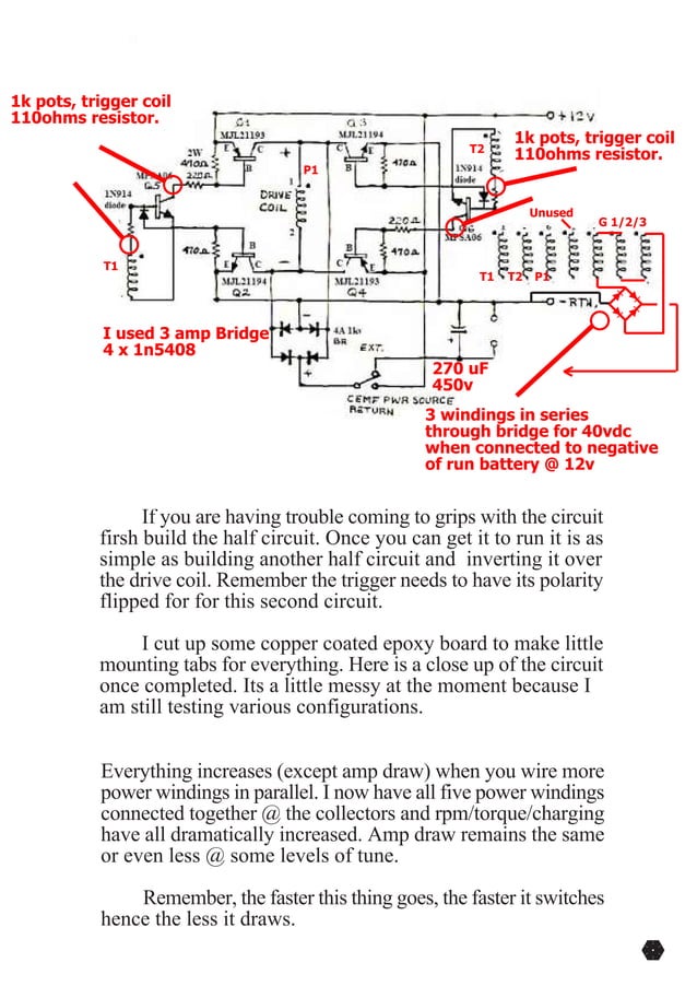 Bedini window motor tutorial | PDF