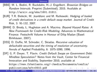 Brownian bridges on random intervals | PPT
