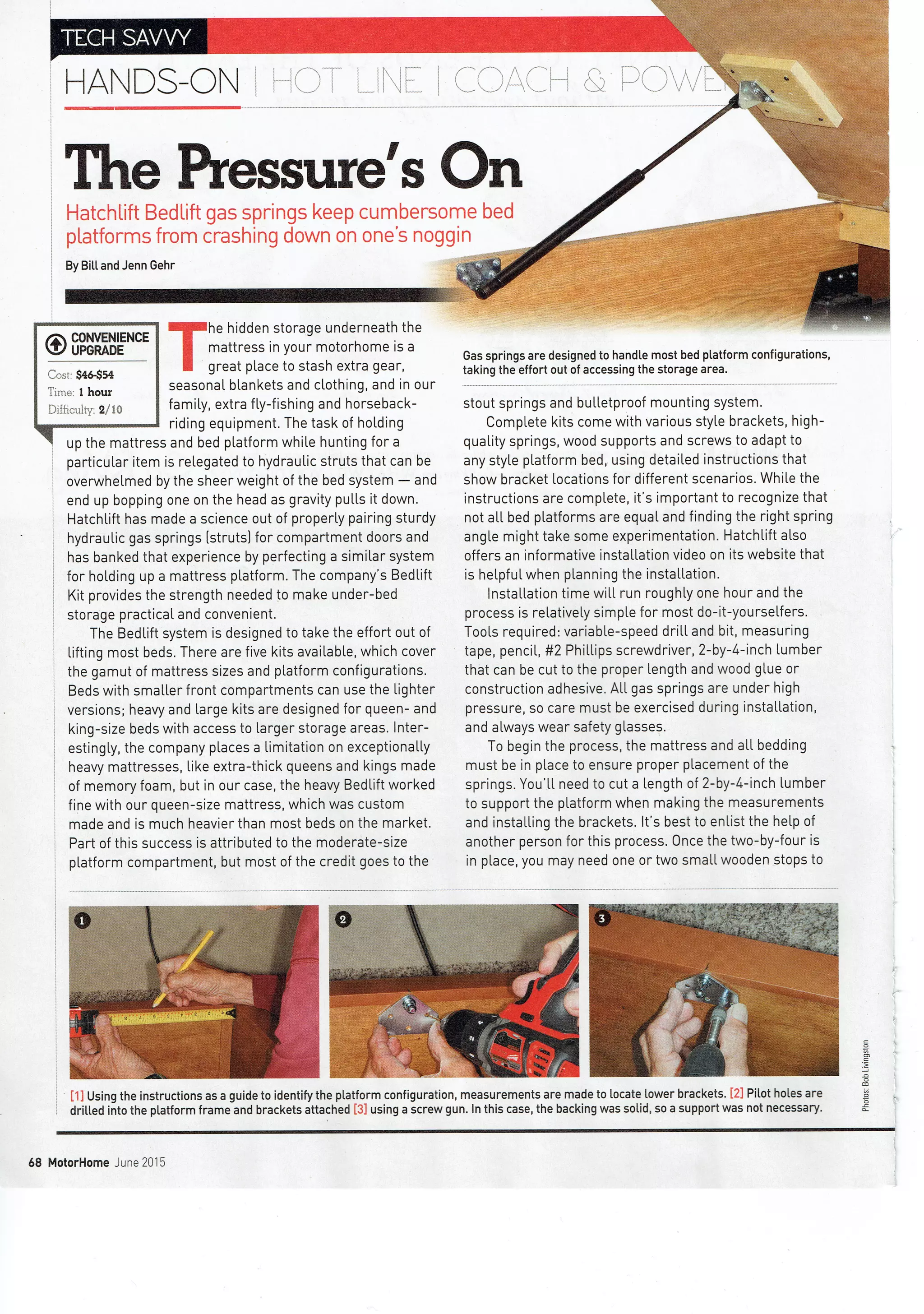 Gas Struts For Beds | PDF