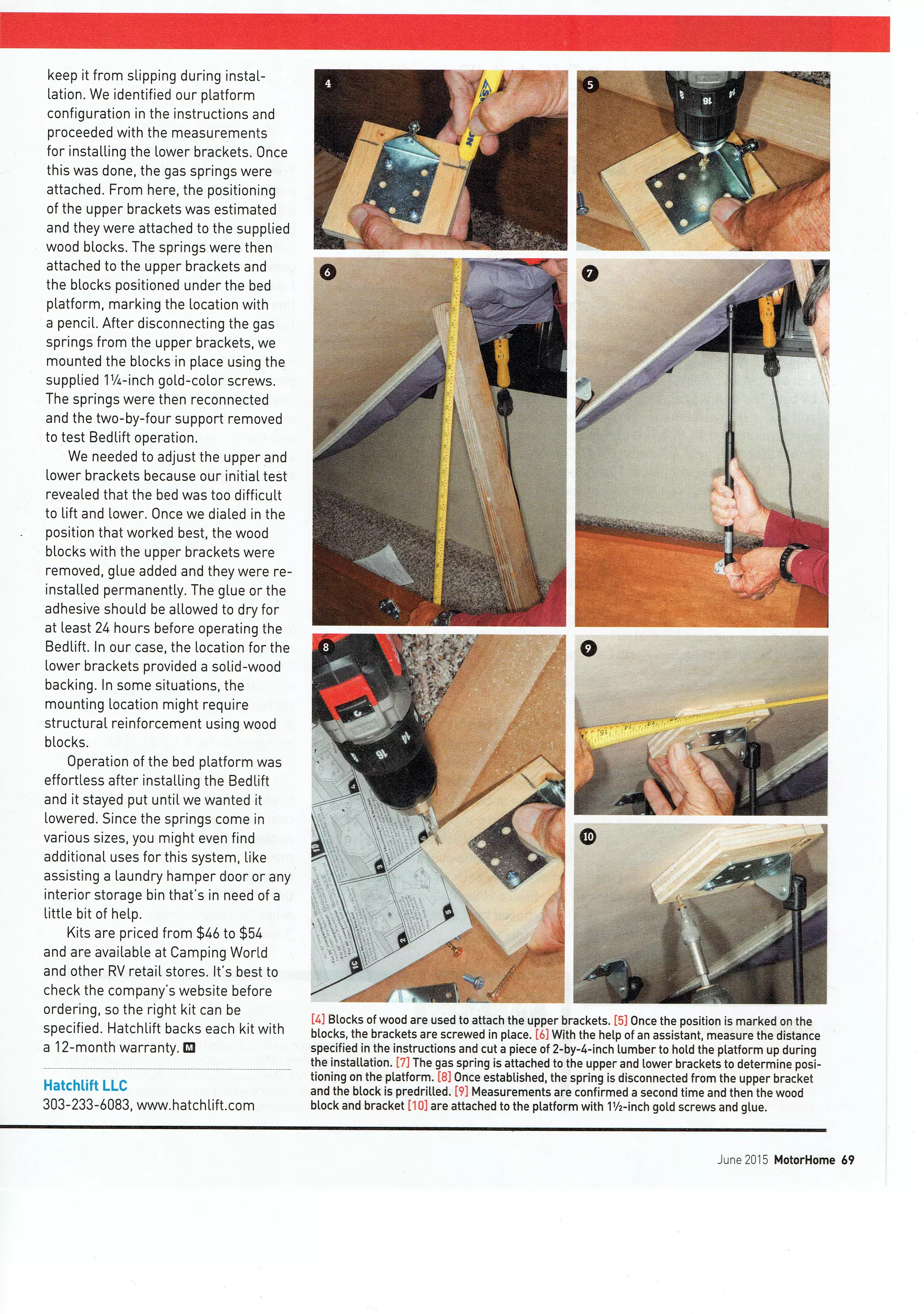 Gas Struts For Beds | PDF