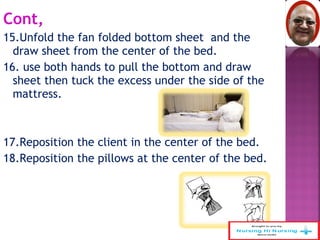 Bed making in nursing | PPT