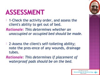 Bed making in nursing | PPT