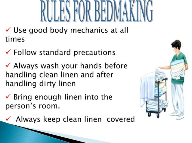 Bed making | PPTX | First Aid | Injuries