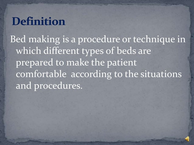 Principles of Bed making.pptx | First Aid | Injuries