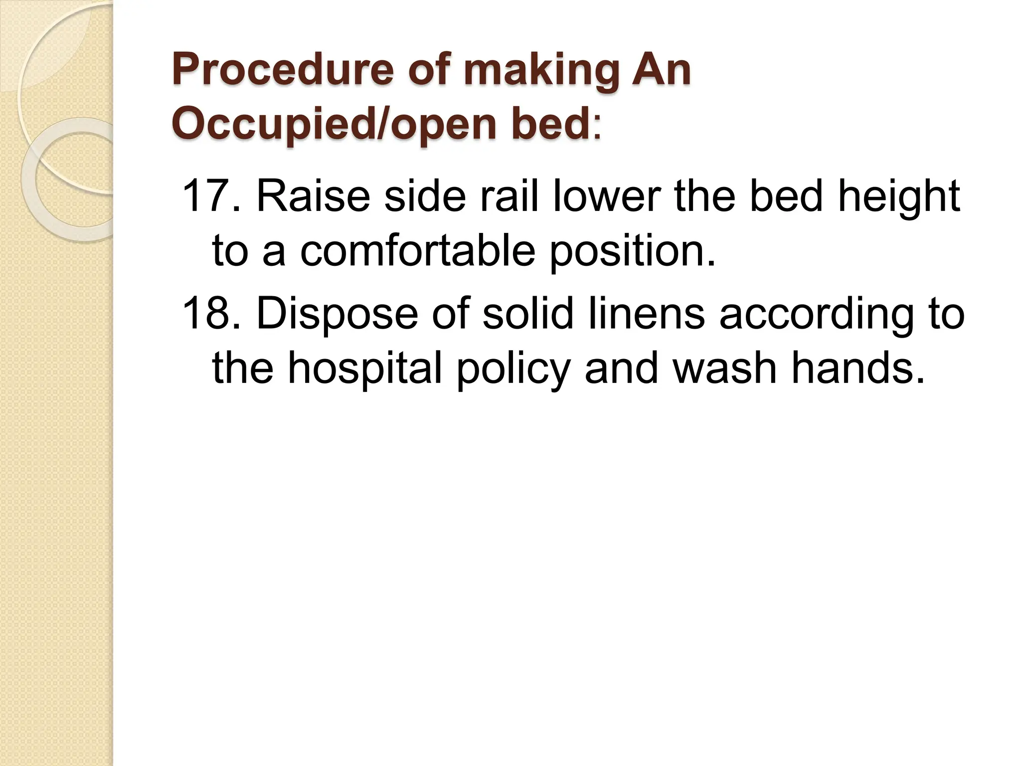 Bed Making Basics in Nursing Practices | PPTX