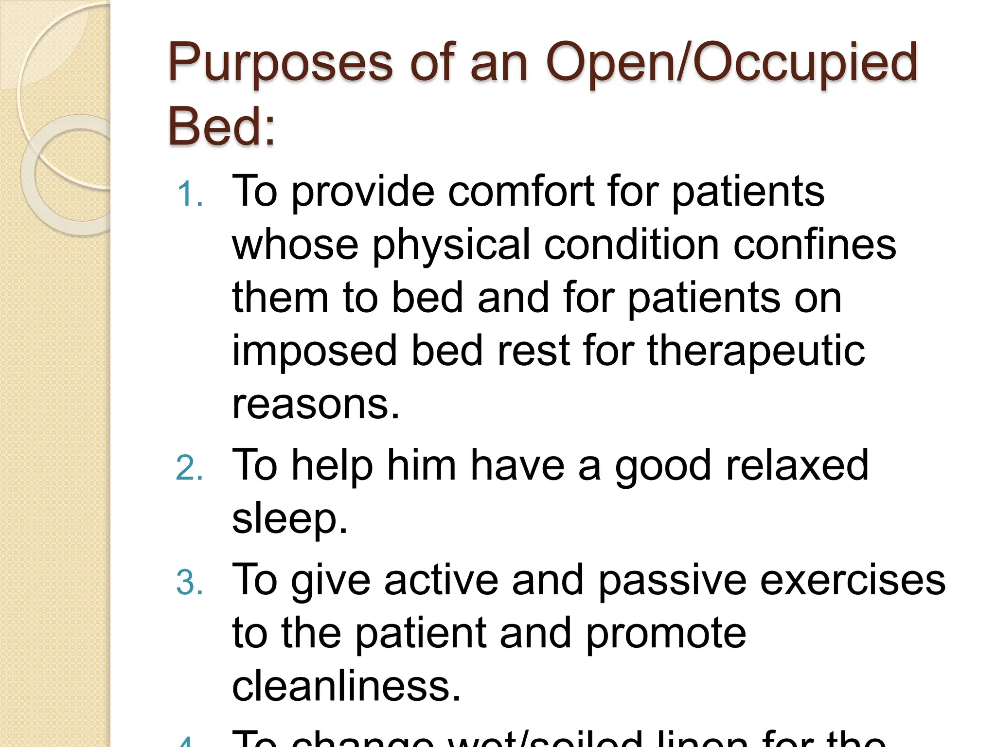Bed Making Basics in Nursing Practices | PPTX