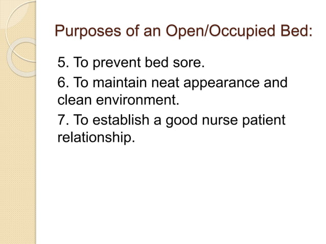 Bed Making Basics in Nursing Practices | PPTX | Parenting Babies and ...