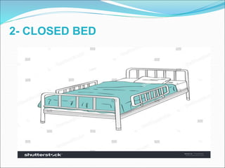 BED MAKINGIt is the techniques of preparing different types of bed in ...